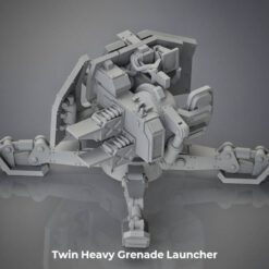 Stationary Weapon Medium Gun A Twin Heavy Grenade Launcher - Mortian