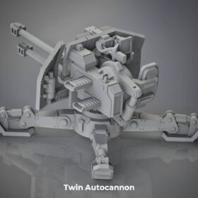 Stationary Weapon Medium Gun A Twin Laser and Autocannon – Mortian