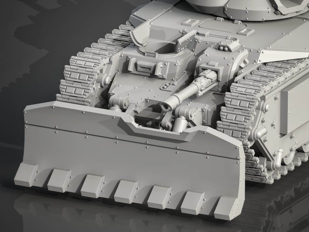 Medium Tank Dozer Blade – Mortian