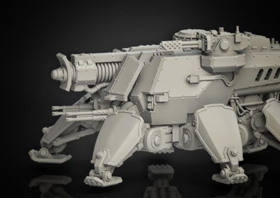 Double Turrets for Medium Crawler Chassis (non rotatable) – Mortian