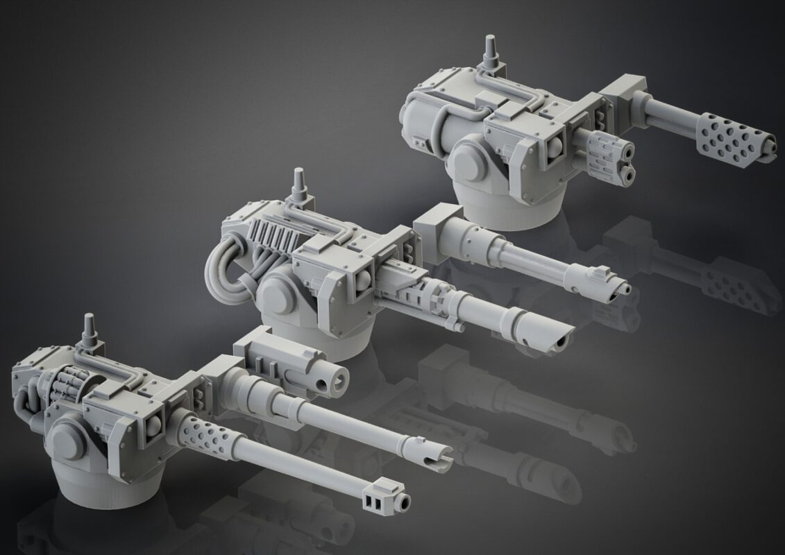 Shield Turrets Ø16mm (set of 3) – Mortian