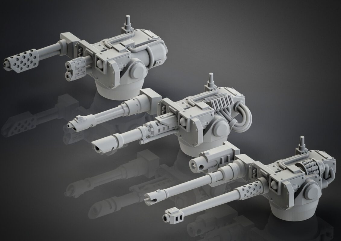 Shield Turrets Ø16mm (set of 3) (mirrored) – Mortian