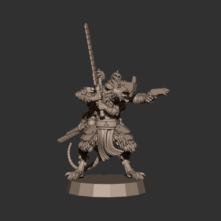 Cyberrat Runner Character – Mortian
