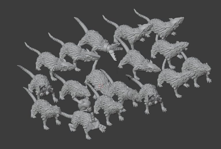 Cyberrat Giant Rat Swarm – Mortian