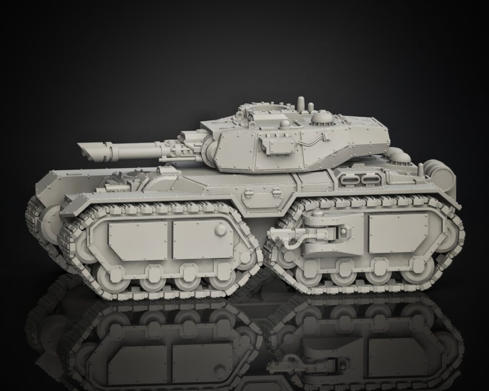 Medium Tank Double Tracks chassis (25mm) – Mortian
