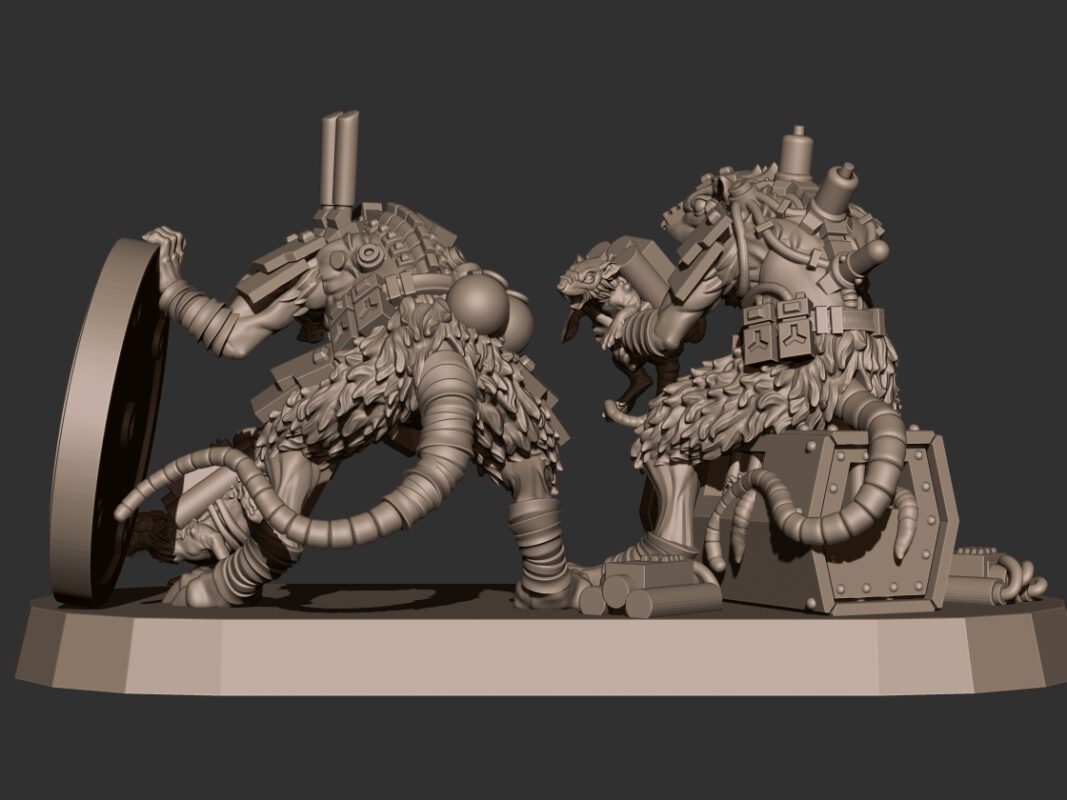 Cyberrat Heavy Weapon Ratbomb Team – Mortian