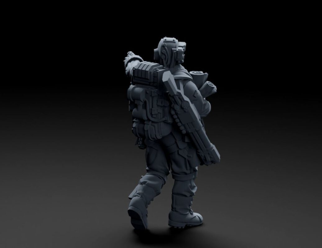 Drop Trooper Sgt with Maps – Mortian