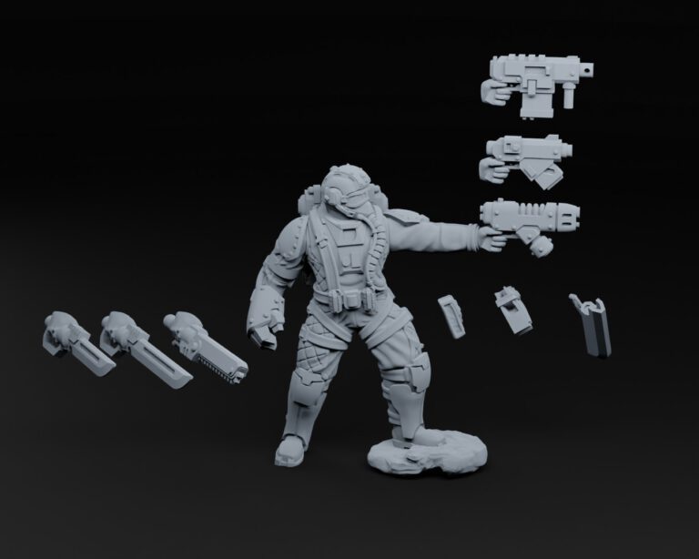 Heavy Drop Trooper Special Weapons (2 models) – Mortian