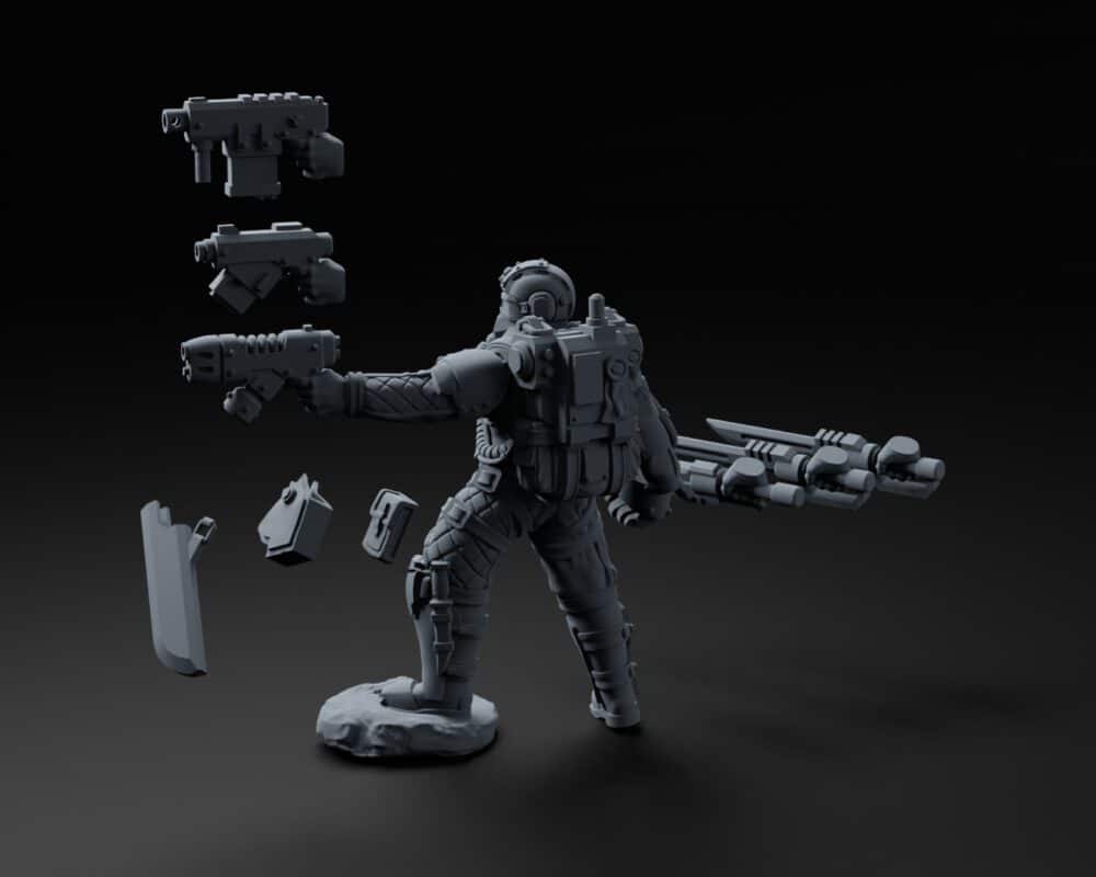 Heavy Drop Trooper Sergeant – Mortian