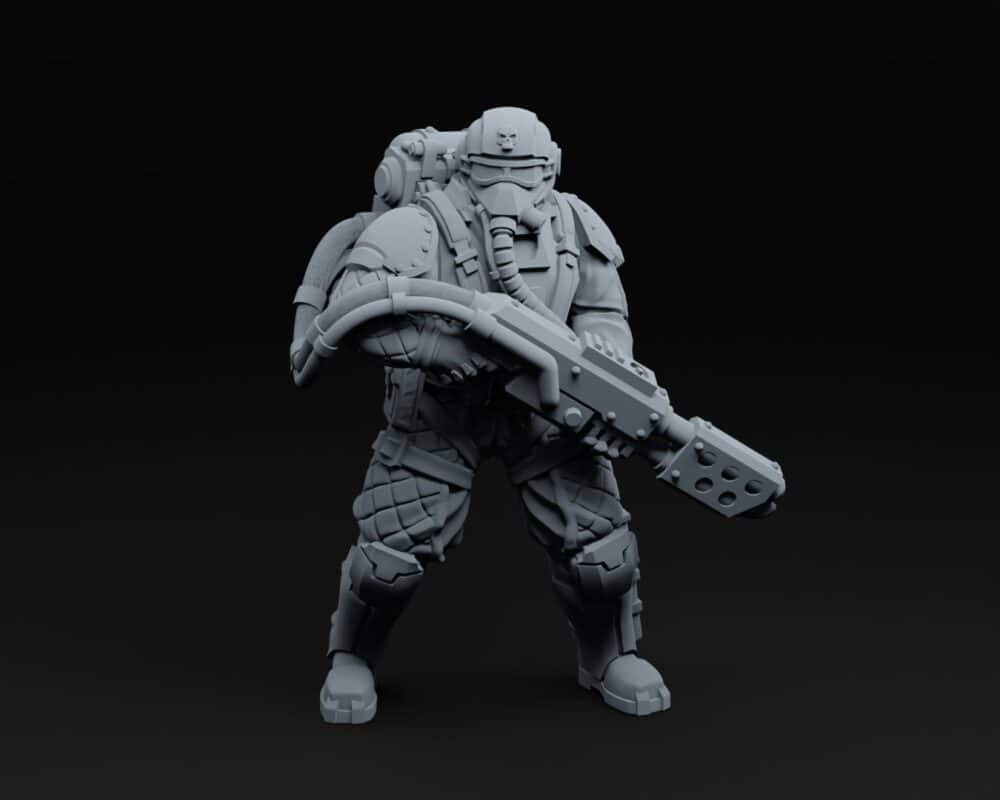 Heavy Drop Trooper Special Weapons (2 models) – Mortian