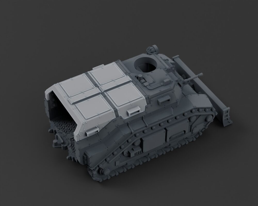 Scout Tank Chassis version 5 Armored Covers Upgrade – Mortian