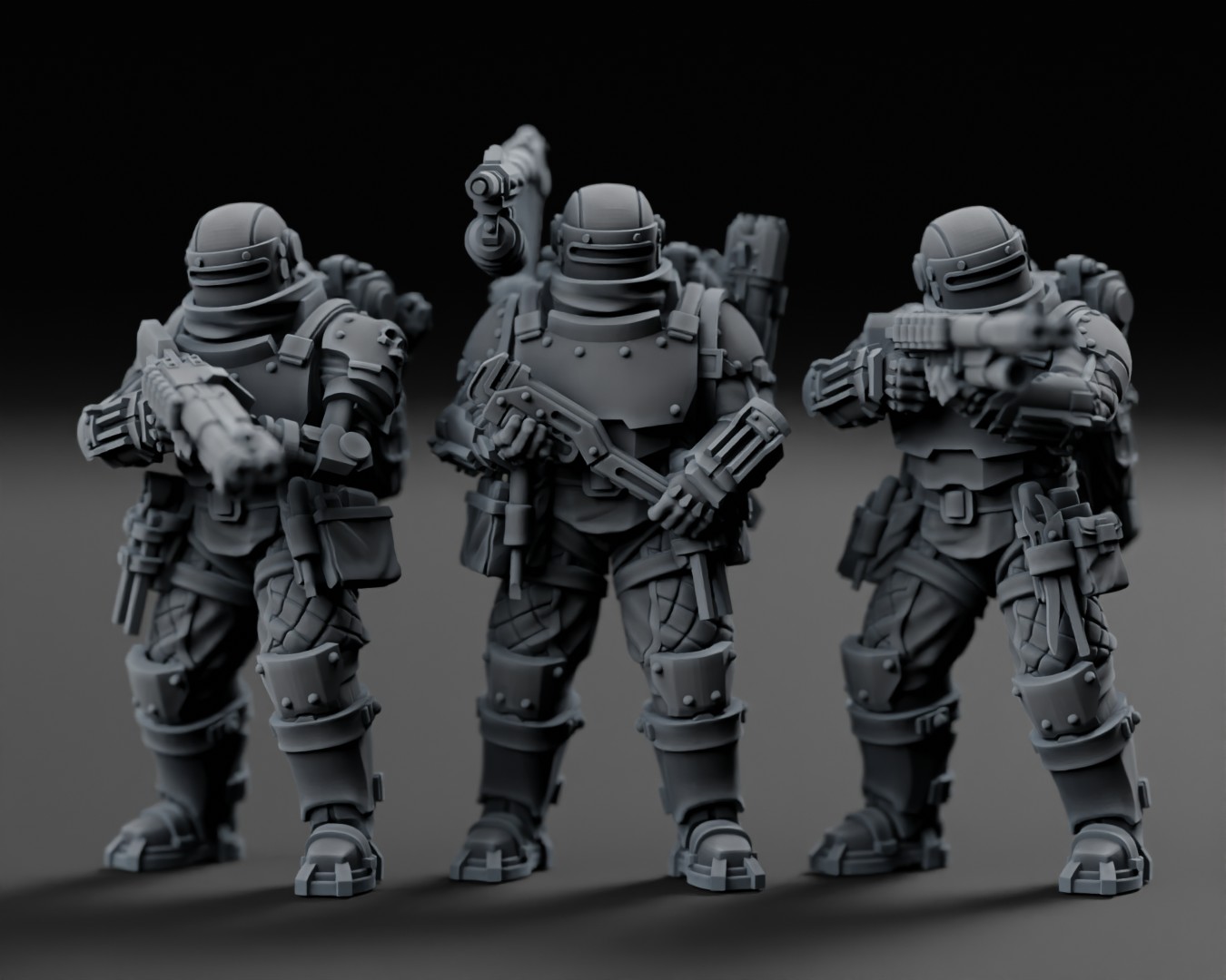 Heavy Drop Trooper Engineer Squad (4+1) – Mortian